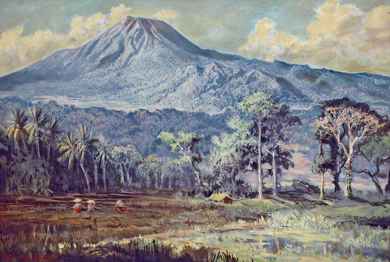 20 Karya Lukisan Basuki Abdullah Dan Penjelasannya - Lukisan Id