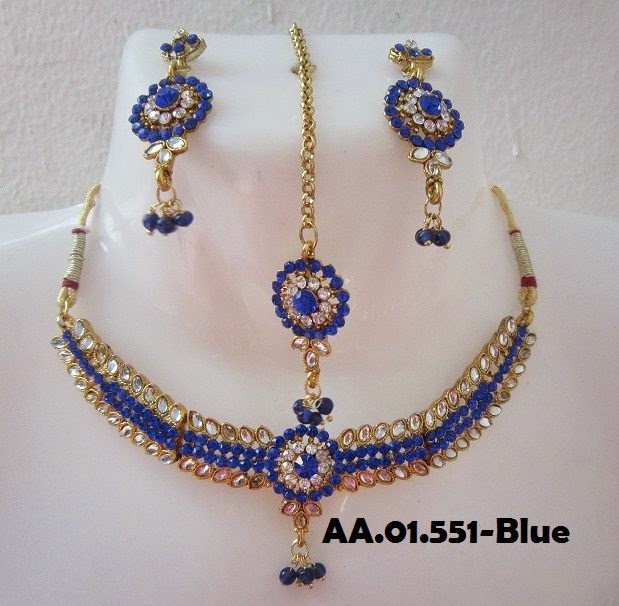 Terjual Kalung & Anting India - Mangal Sutera Set Import Made In India ...