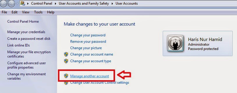 Cara Mudah Menambah dan Menghapus User Account di Windows 7 | KASKUS