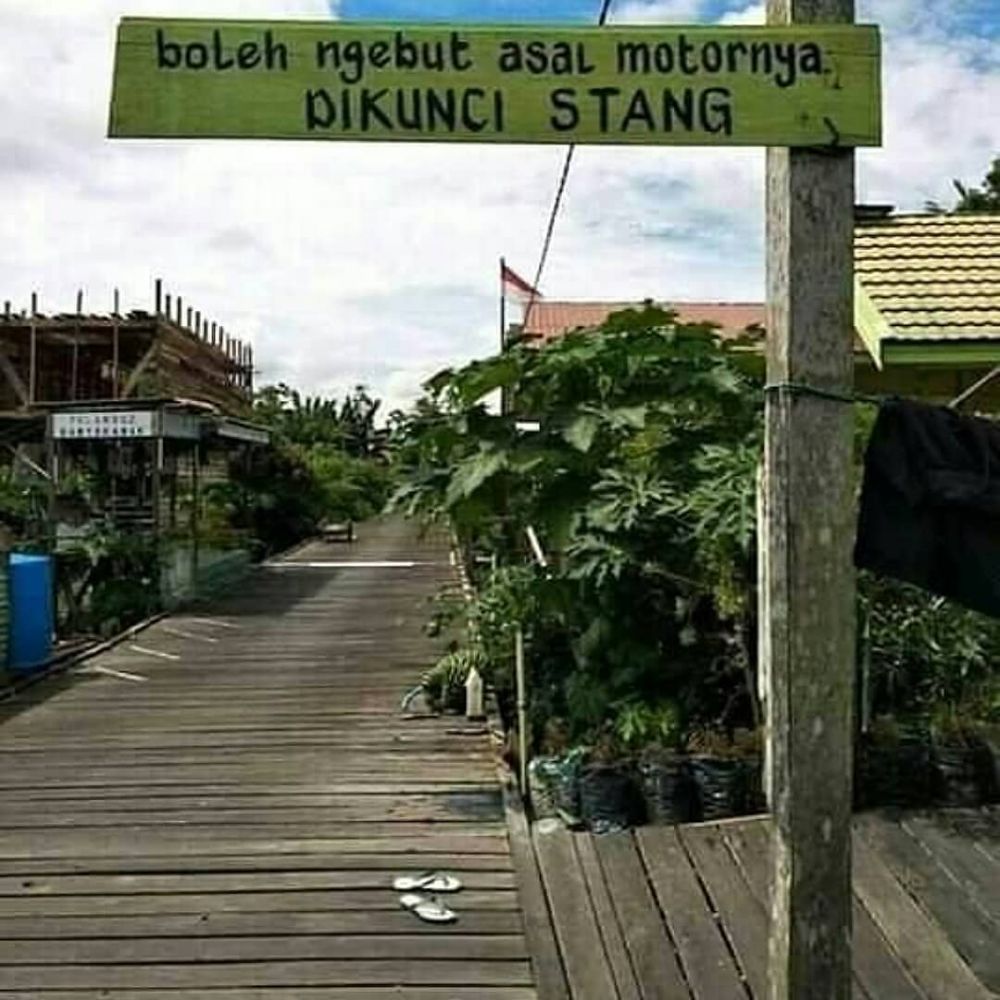 Potret lucu jenis peringatan di Indonesia, bikin kamu senyum-senyum ...