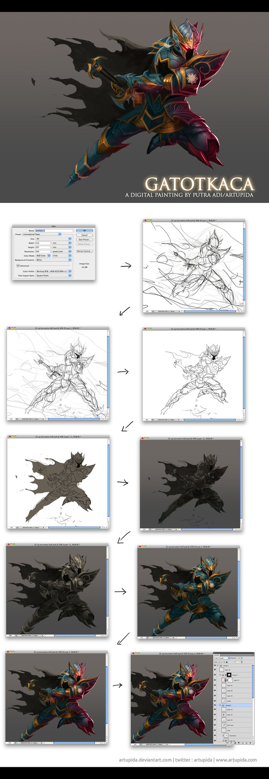 Digital Painting Showcase - tempat pajang karya digital painting ...