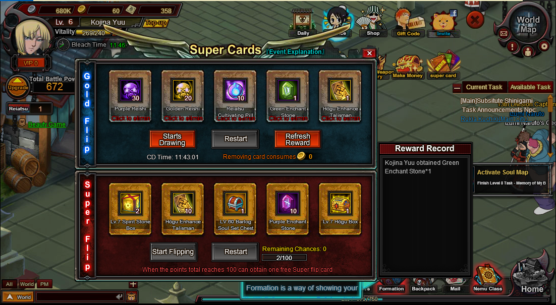 Shini Game (Bleach Online) | KASKUS