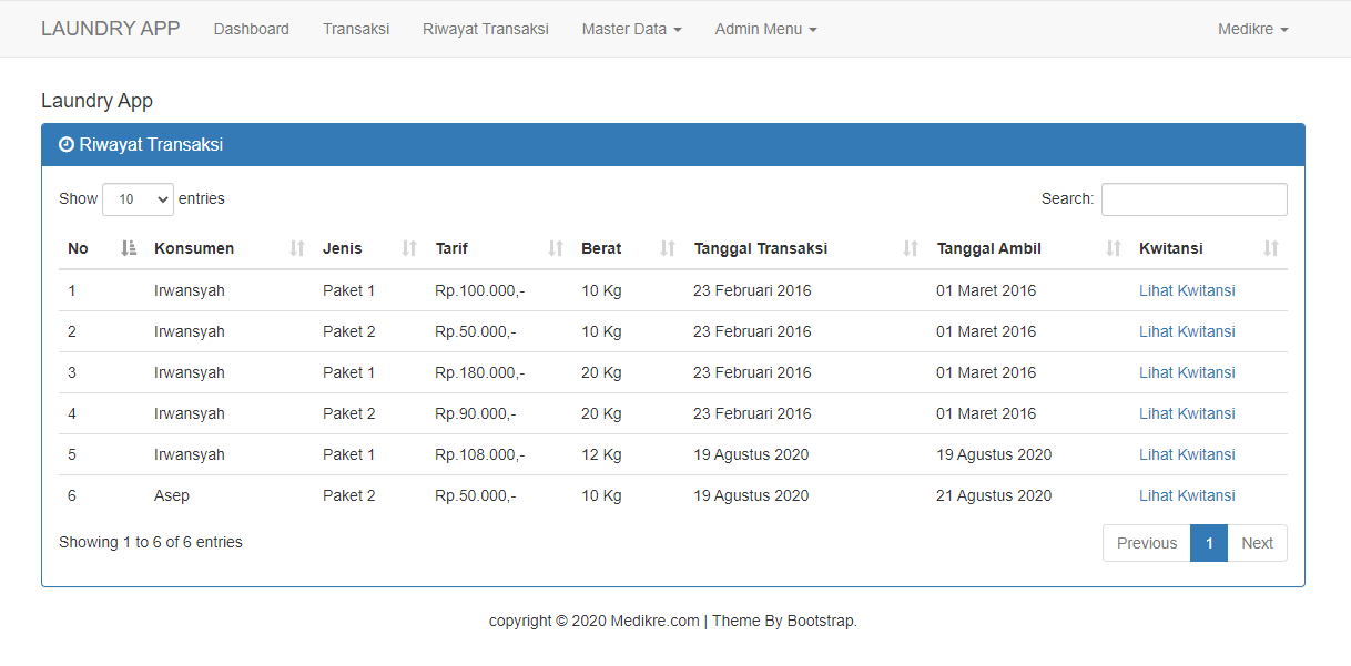 Source Code Program Aplikasi Laundry Dengan Php 7 Dan Mysqli Kaskus