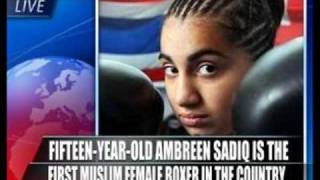 (Trit Perdamaian)Ambreen Sadiq, Si Cantik yang Jadi Petinju Muslim ...