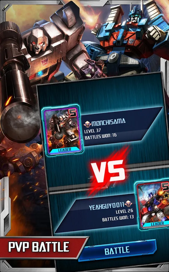[iOS/ANDROID] TRANSFORMERS LEGENDS (BATTLE CARD GAME) | KASKUS
