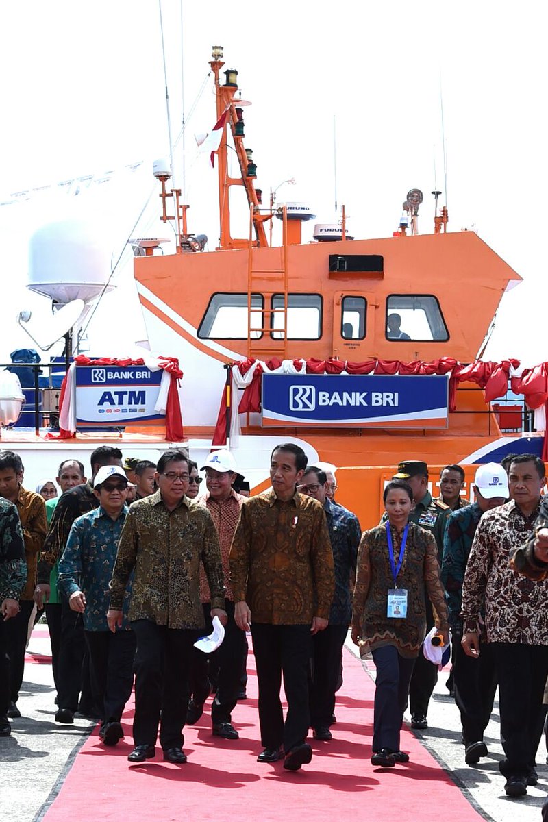 Diresmikan Jokowi, Kapal Teras BRI Beri Layanan Canggih di Maluku | KASKUS