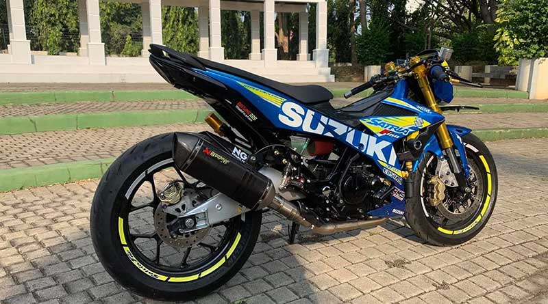 Suzuki Satria Racing Look Ala MotoGP, Rombak Total Tampang Maksimal ...